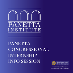 Panetta Congressional Internship | Institute for Civic and Community Engagement (ICCE)